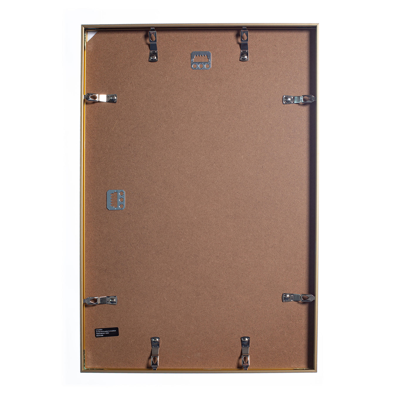 13" x 19" Gold Brushed Aluminum Poster Picture Frame with Plexiglass ...